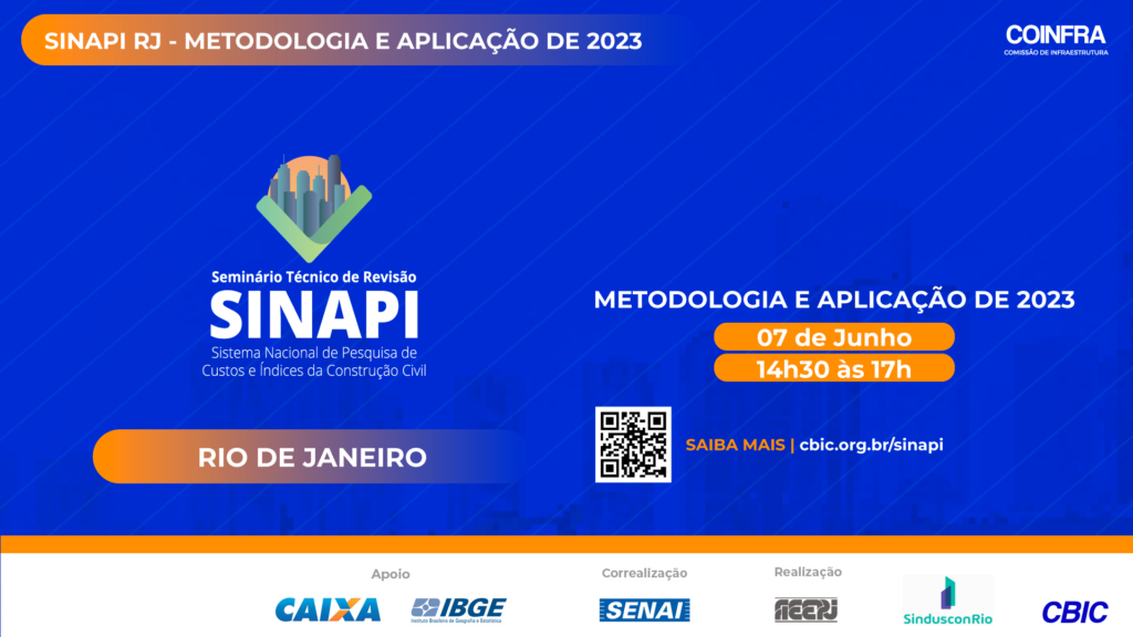 Rio de Janeiro recebe, em junho, próxima edição do Sinapi - Comissão de ...