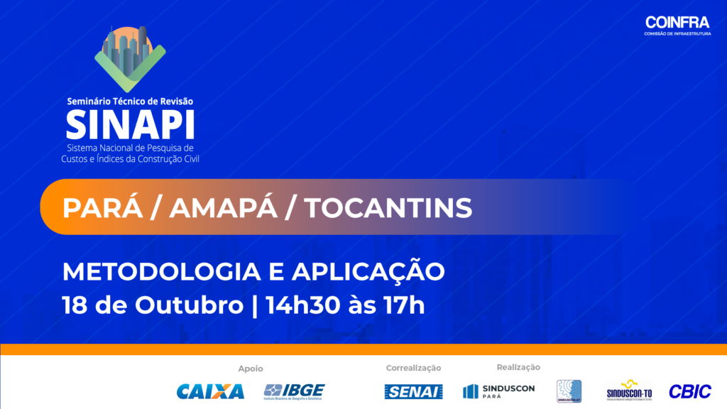 Sinapi: Metodologia e Aplicação é na próxima semana, participe ...