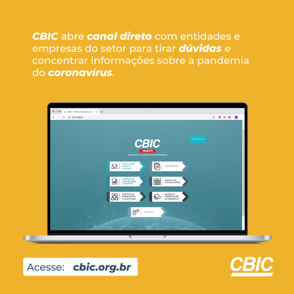 Covid-19: Como a CBIC pode te ajudar hoje? - CBIC – Câmara Brasileira ...