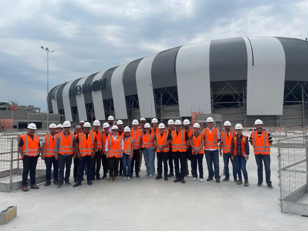 Evento Construa Minas contou com visita técnica à Arena MRV - CBIC ...